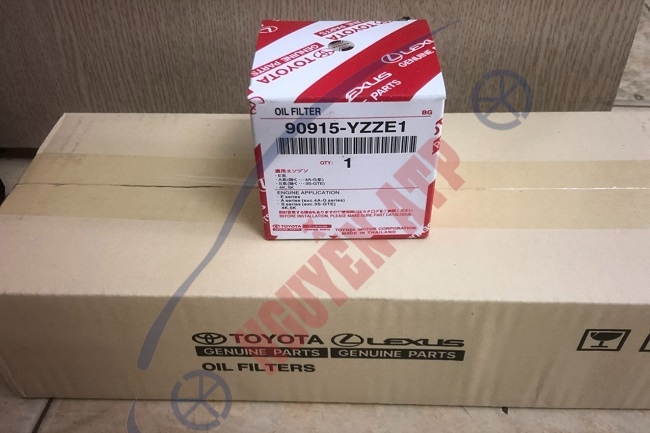 Lọc dầu động cơ Toyota Vios chính hãng || 90915-YZZE1